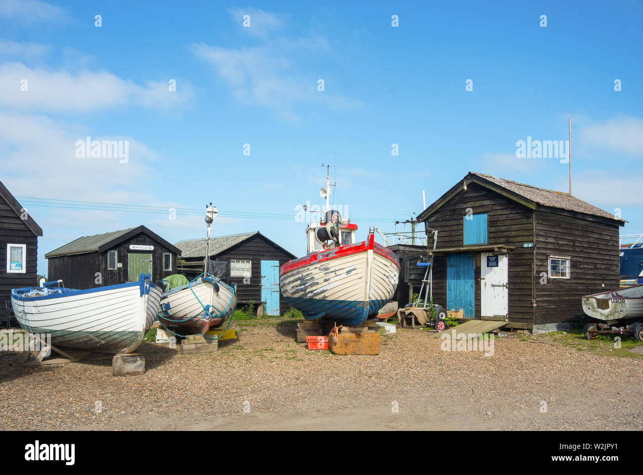 Dry dock boats Stock Photo - Alamy