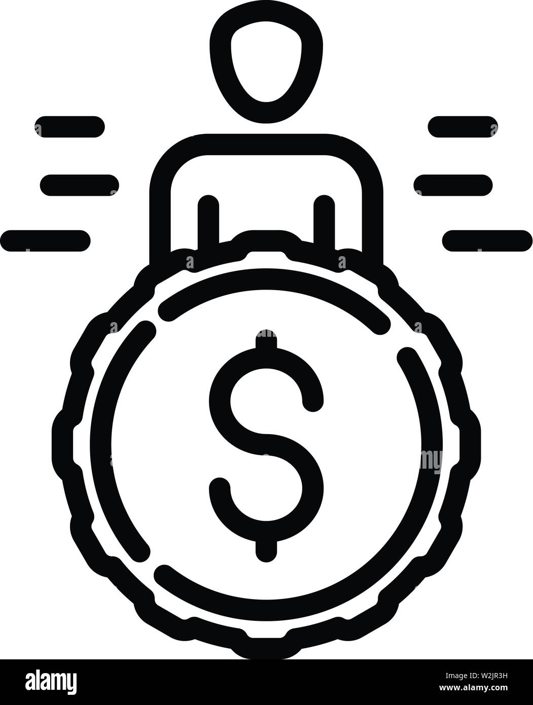 Man holding black sack Cut Out Stock Images & Pictures - Alamy