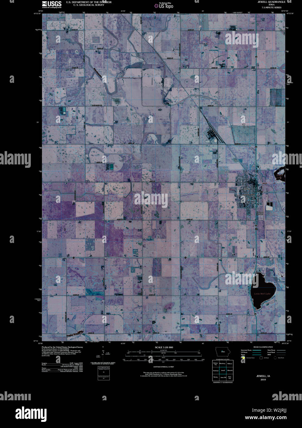 Map of jewell hi-res stock photography and images - Alamy