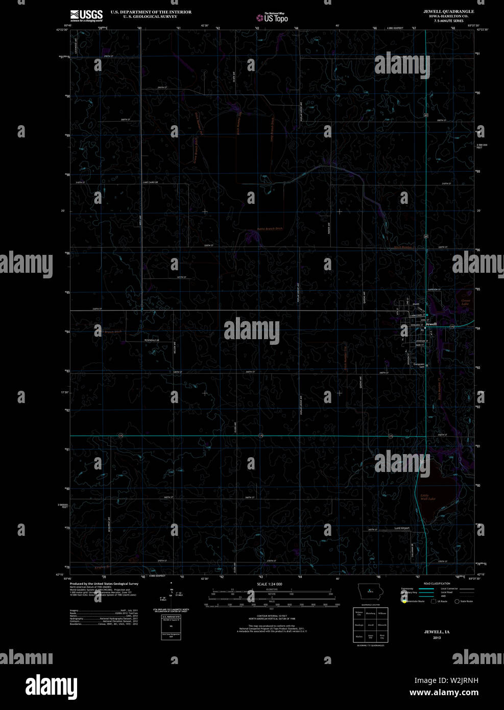 Map of jewell hi-res stock photography and images - Alamy