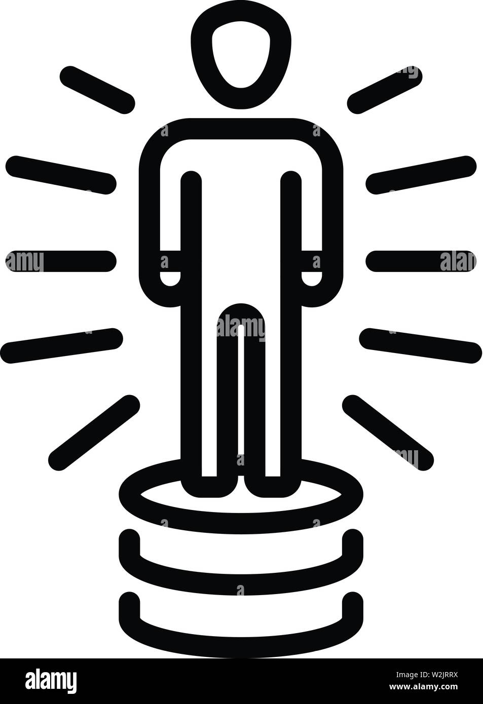 Man finance leader icon, outline style Stock Vector Image & Art - Alamy