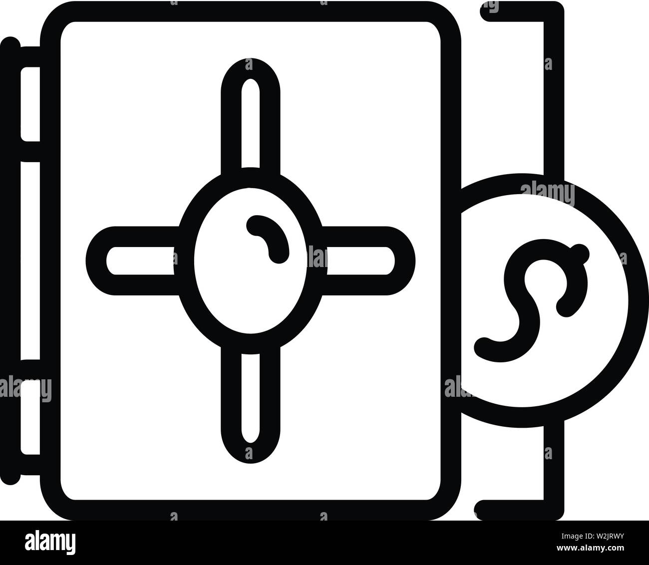 Keeping door open Stock Vector Images - Alamy