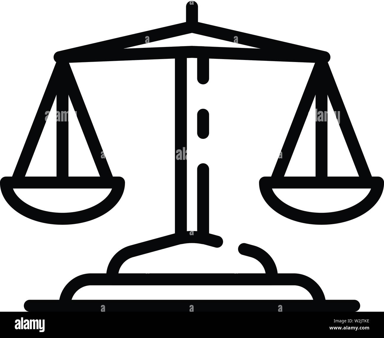 Finance balance icon, outline style Stock Vector Image & Art - Alamy