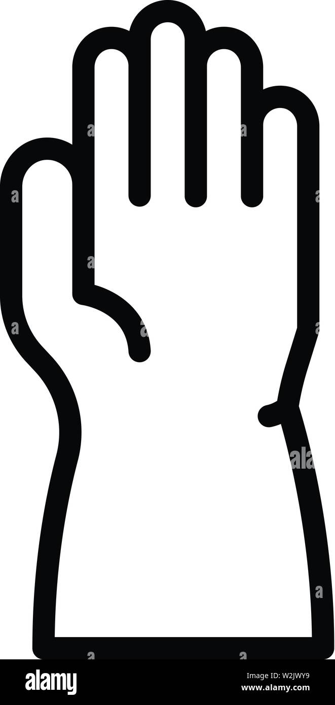 Hand overweight icon, outline style Stock Vector Image & Art - Alamy