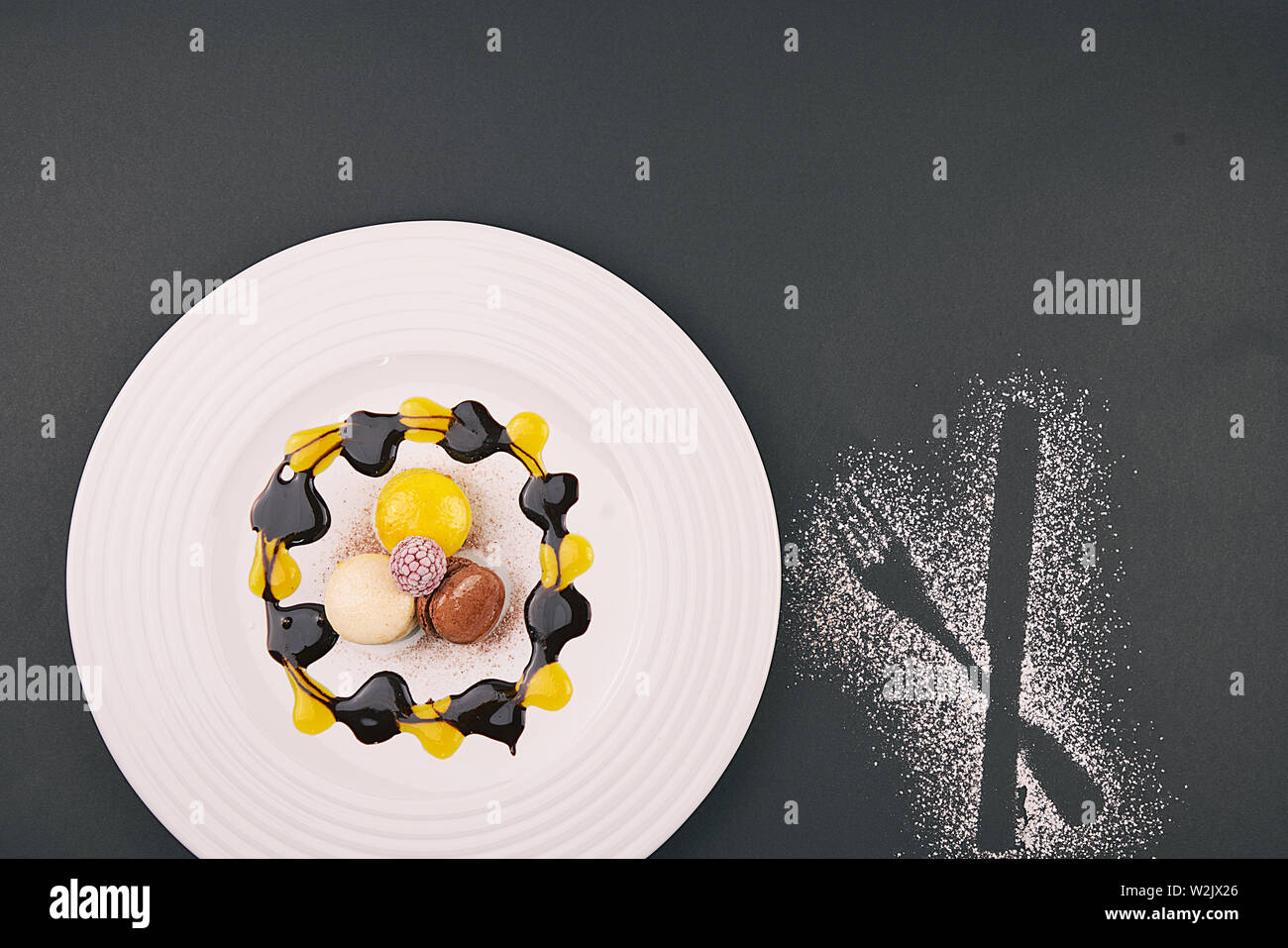 different presentations of macarons Stock Photo - Alamy