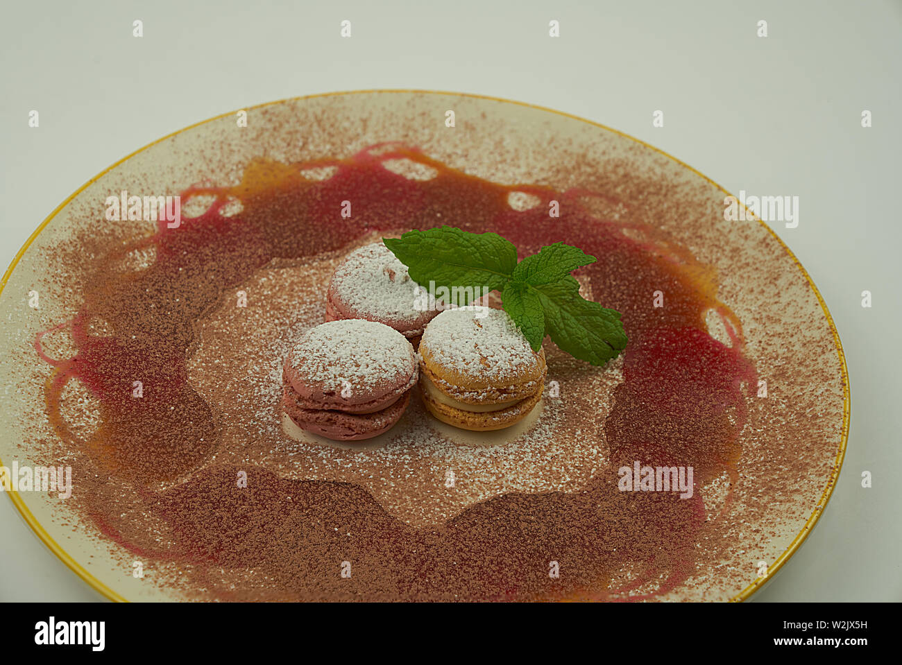 different presentations of macarons Stock Photo - Alamy