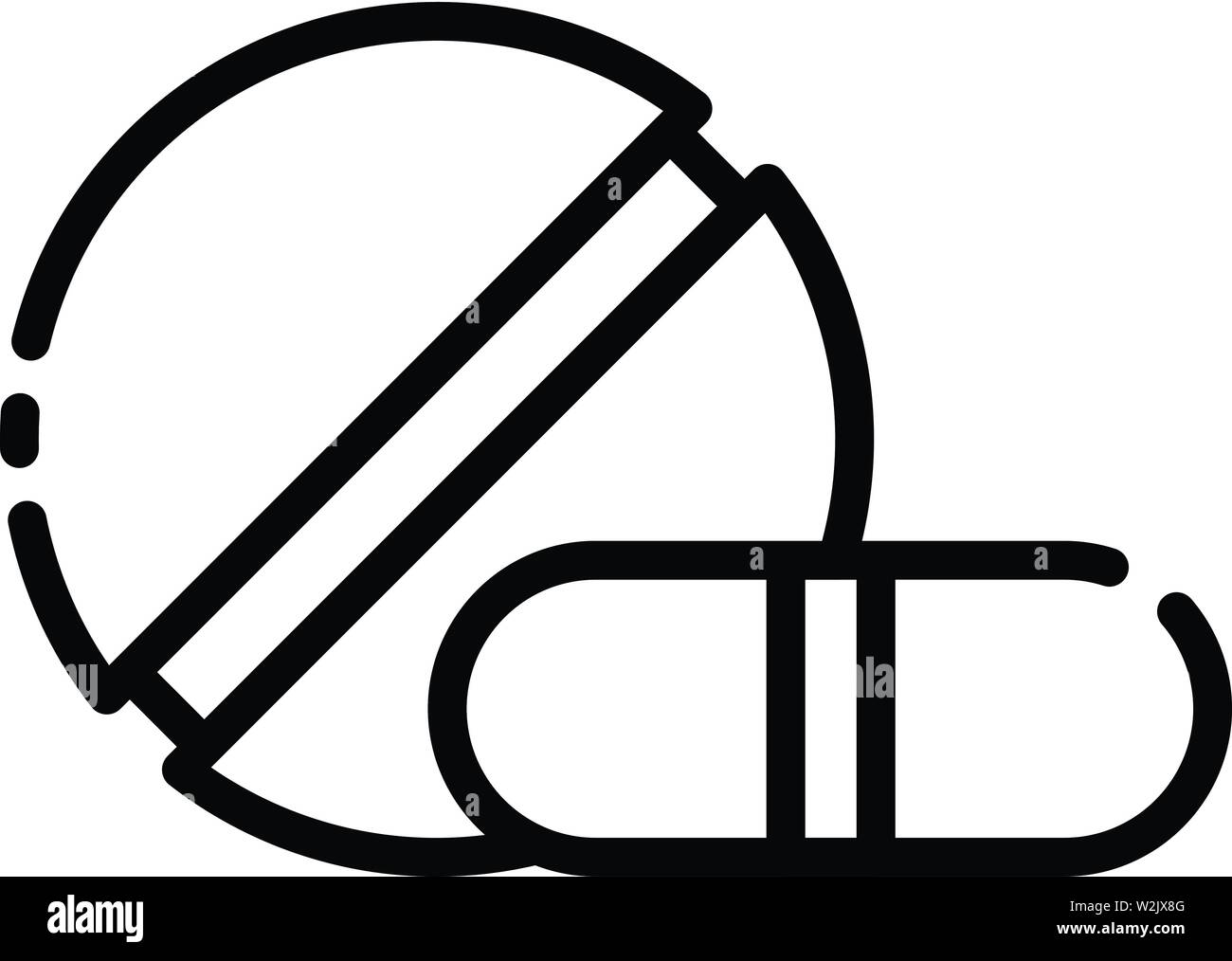 Medical drug addiction icon, outline style Stock Vector Image & Art - Alamy