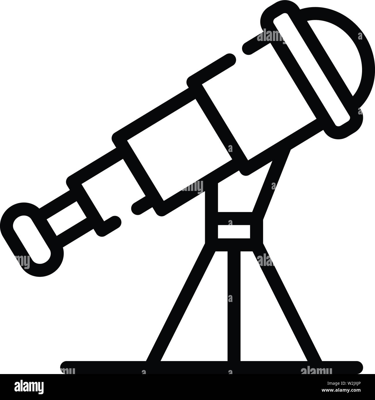 School telescope icon, outline style Stock Vector Image & Art - Alamy
