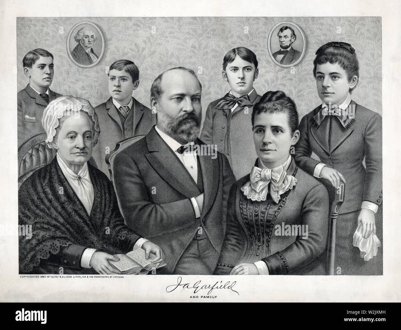 President james a garfield hi-res stock photography and images - Alamy