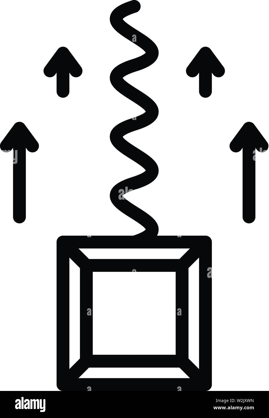 Spring return icon, outline style Stock Vector Image & Art - Alamy