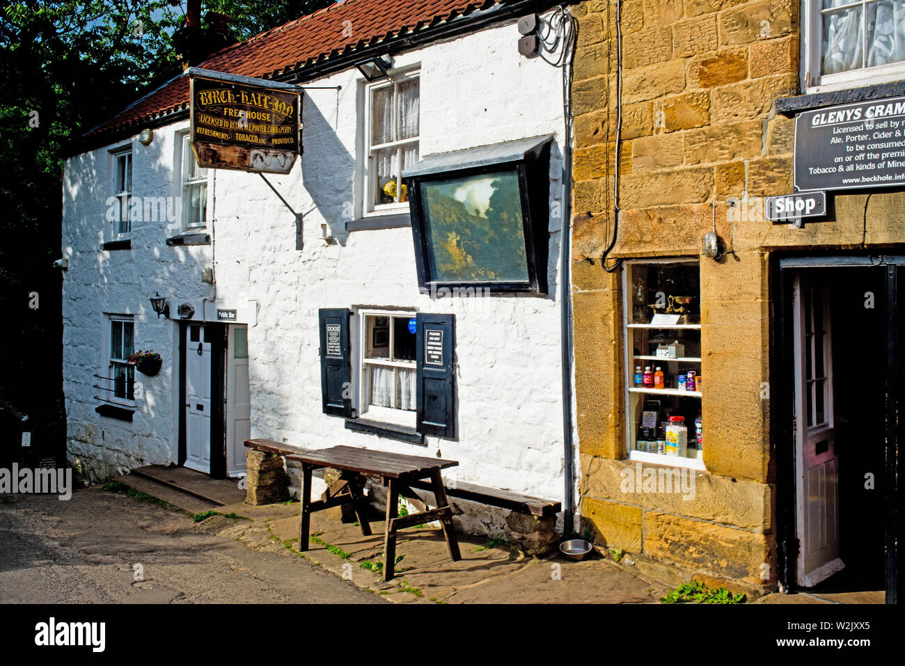 Birch hall pub at beck hole hi-res stock photography and images - Alamy