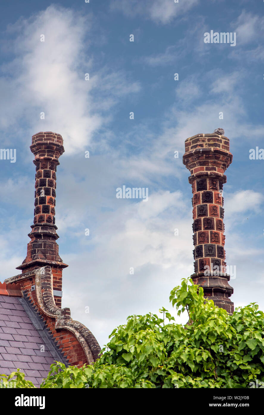 Decorative chimneys hi-res stock photography and images - Alamy