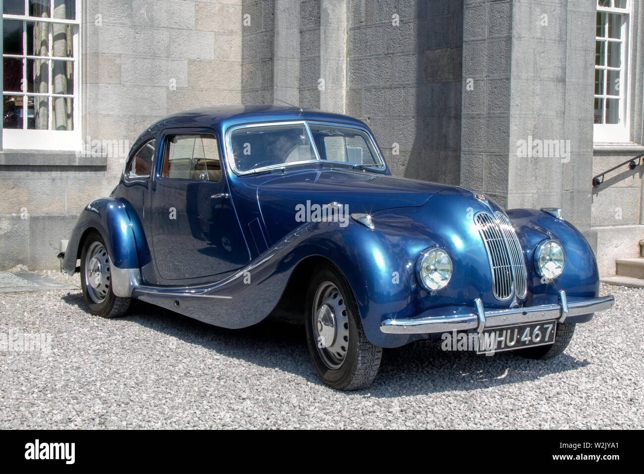 1949 40s forties blue Bristol 400 at the Classic Car Rally - Mark ...