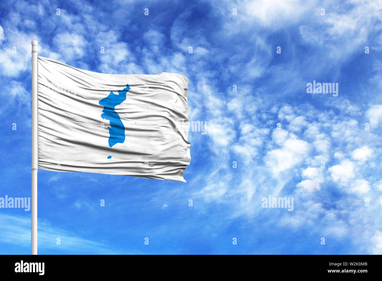 Korean unification flags hi-res stock photography and images - Alamy