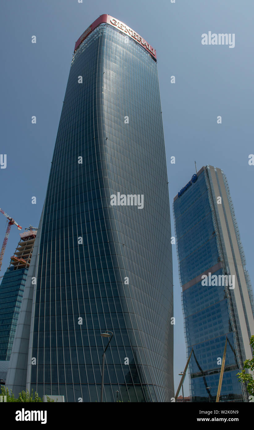 Milan Italy June 29, 2019: A major urban transformation is underway in ... Milan Italy June 29, 2019: A major urban transformation is underway in ...