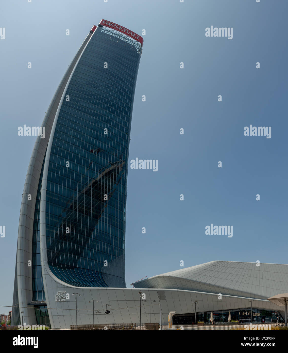Milan Italy June 29, 2019: A major urban transformation is underway in ... Milan Italy June 29, 2019: A major urban transformation is underway in ...