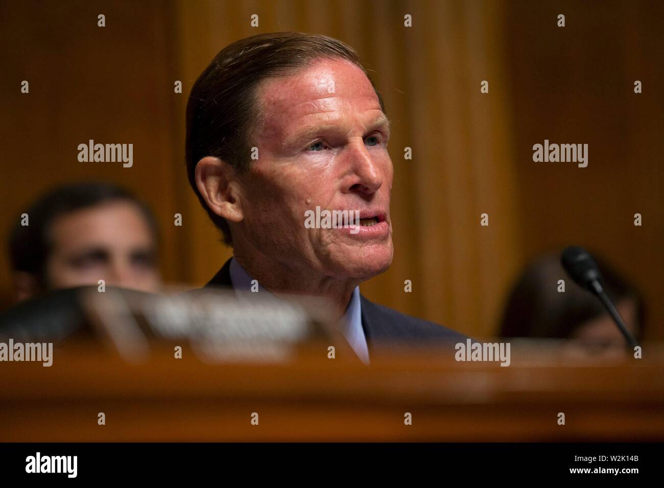 United States Senator Richard Blumenthal (Democrat of Connecticut ...