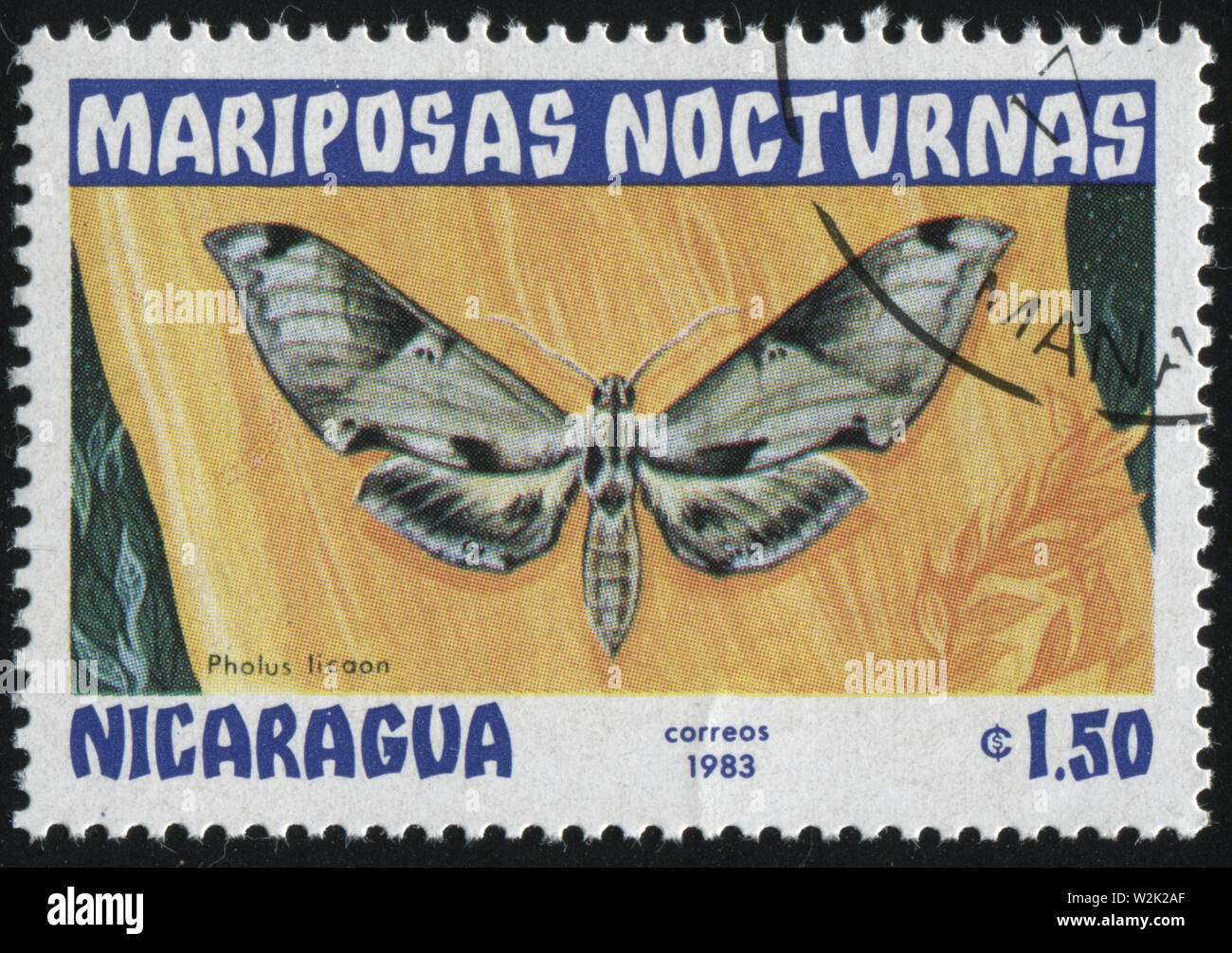 RUSSIA KALININGRAD, 25 MARCH 2019: stamp printed by Nicaragua shows ...