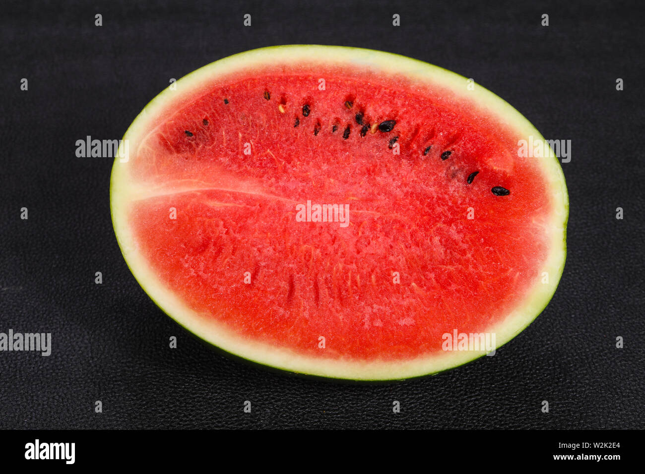 Ripe sweet juicy Half of watermelon Stock Photo - Alamy