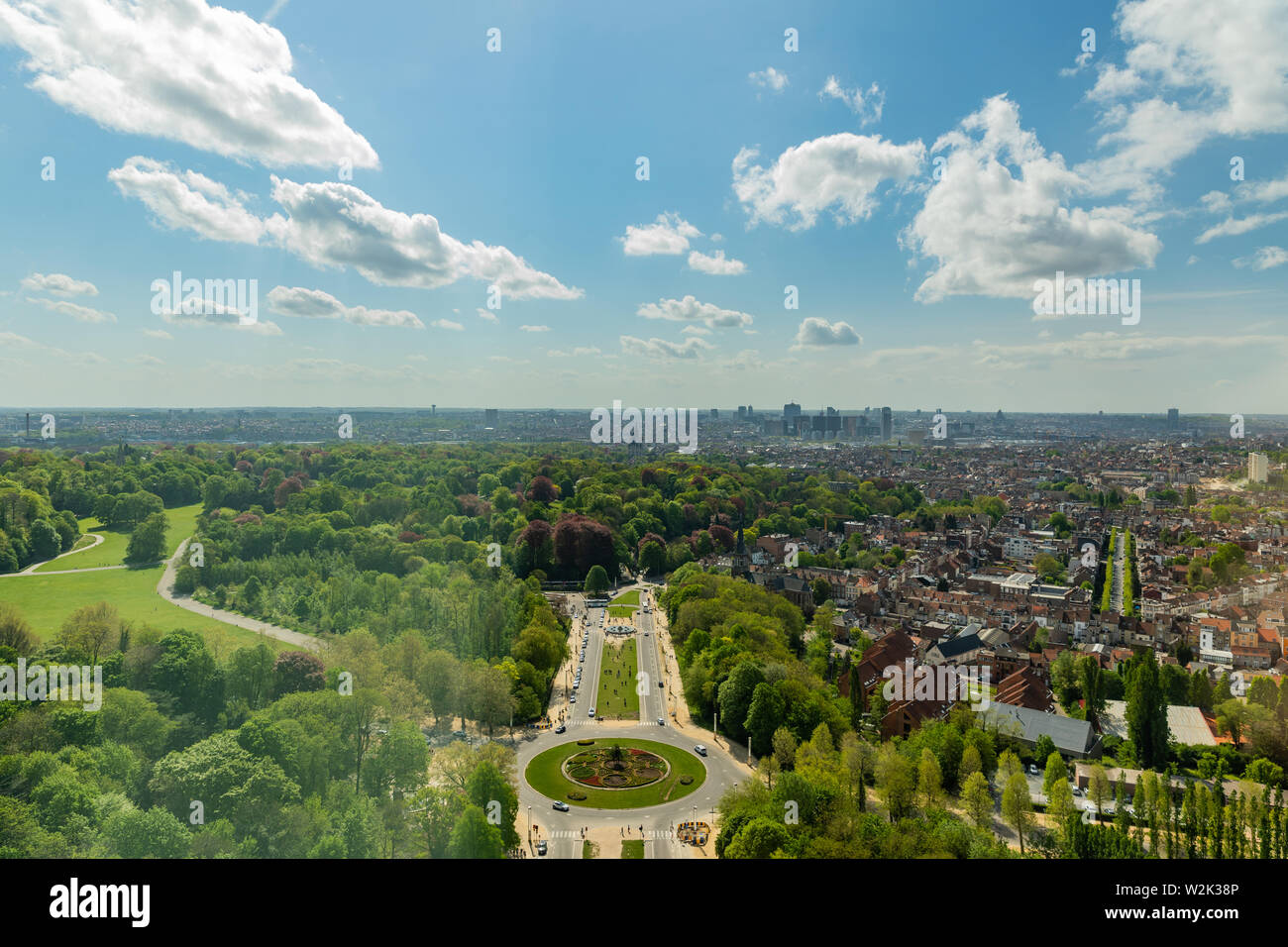 Aerial view of Brussels, Belgium Stock Photo - Alamy