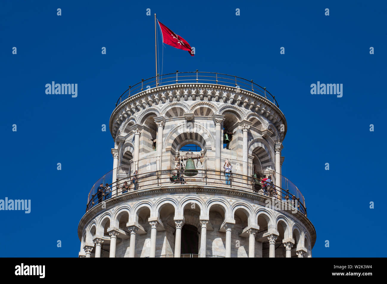 The leaning tower of pisa top view hi-res stock photography and images ...