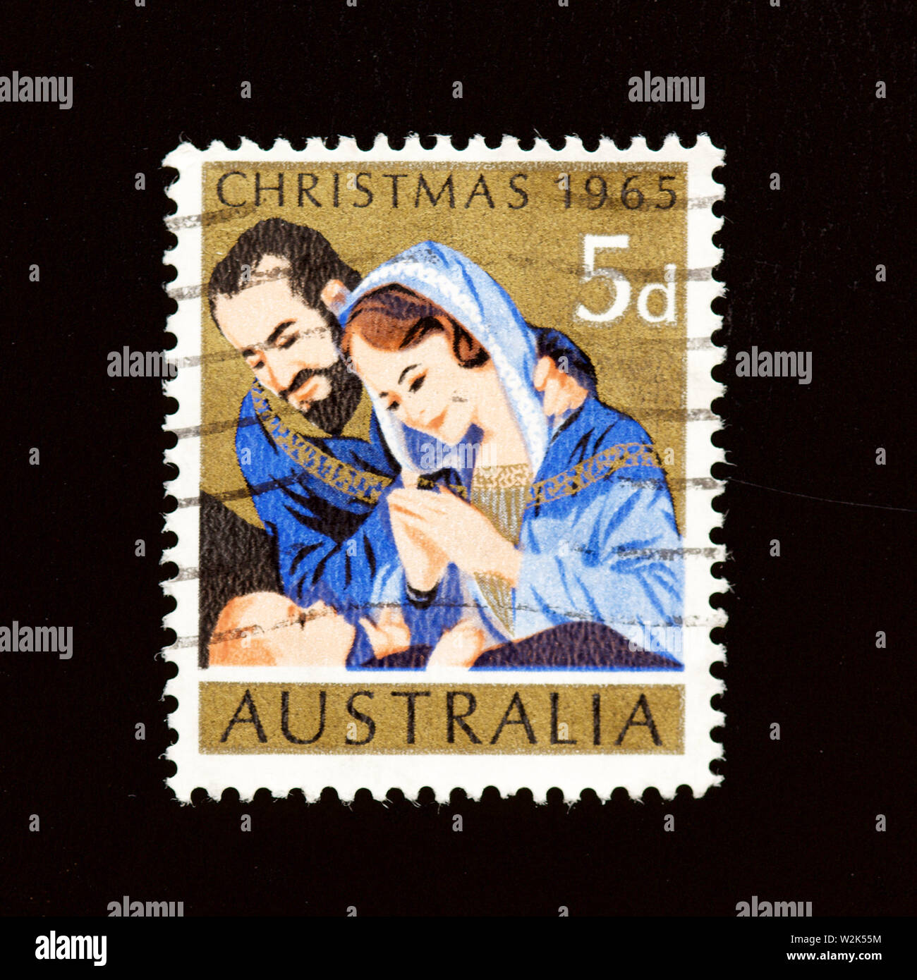 Australia Postage Stamp - Christmas 1965 Stock Photo - Alamy