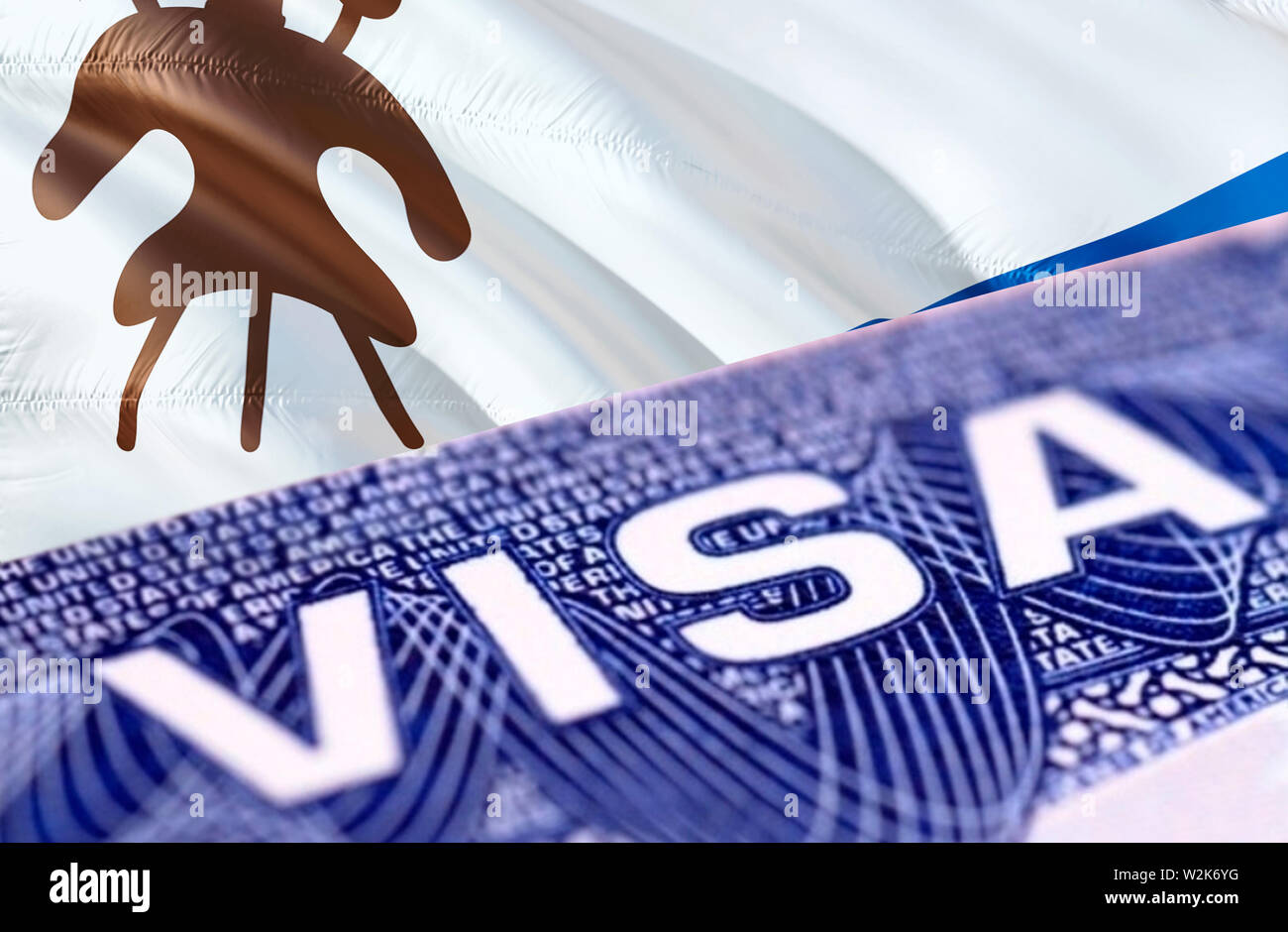 Usa lesotho flag hi-res stock photography and images - Alamy