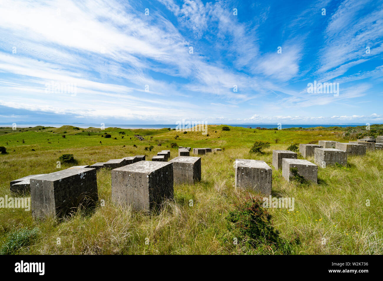 World war anti tank concrete blocks hi-res stock photography and images ...