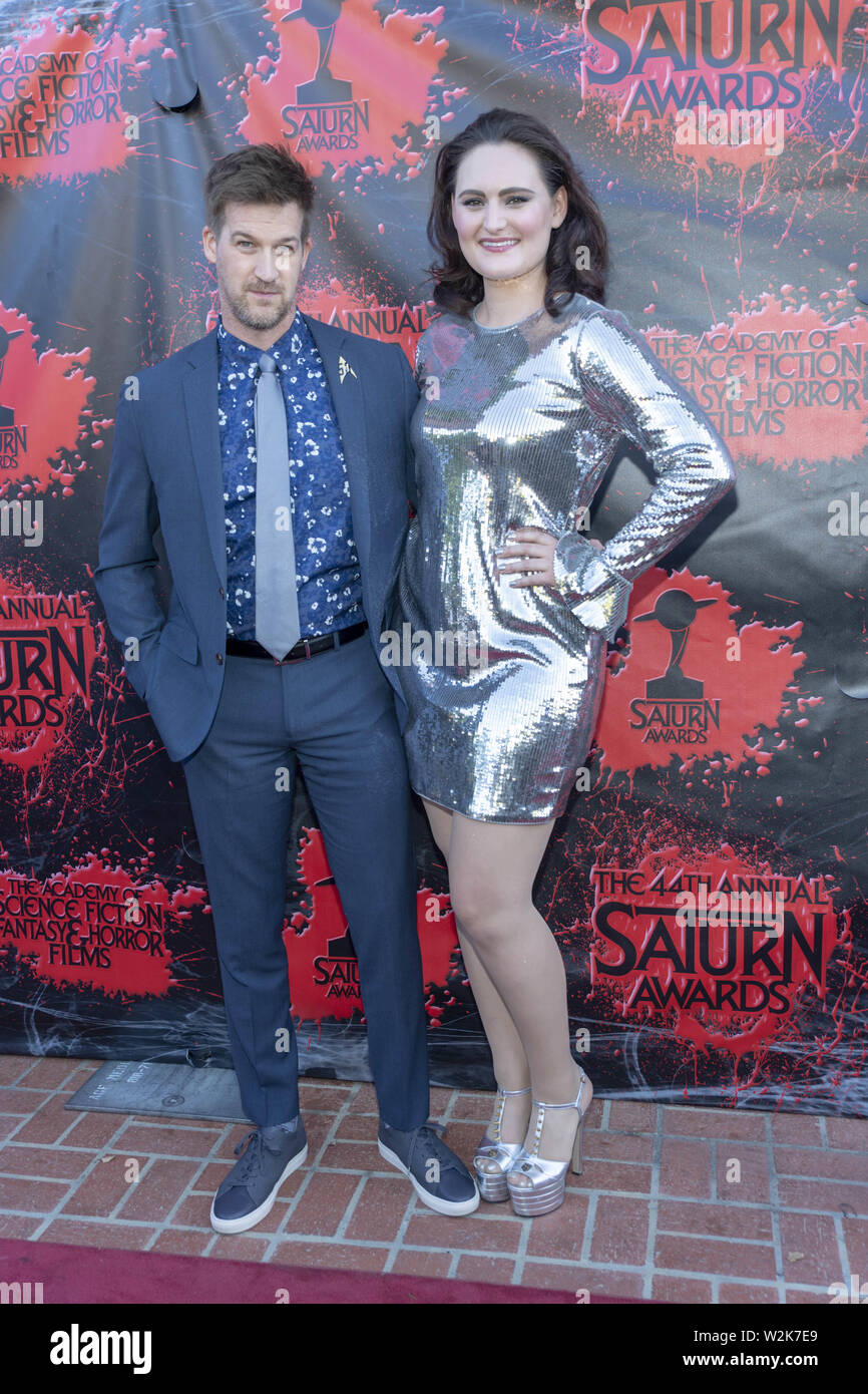 Los Angeles.CA.USA. Kenneth Mitchell and Mary Chieffo at the 44th ...