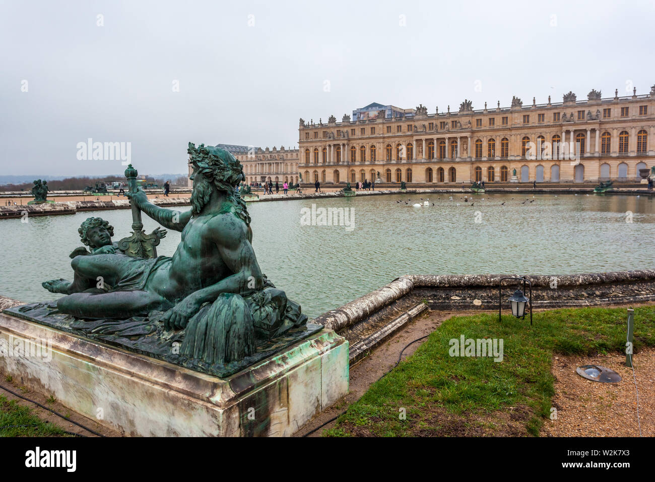 Versailles palace, symbol of king Louis XIV power, France Stock Photo ...