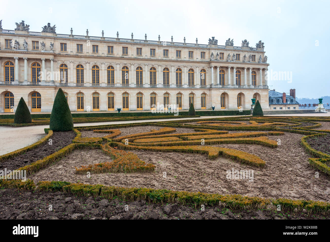 Versailles palace, symbol of king Louis XIV power, France Stock Photo ...