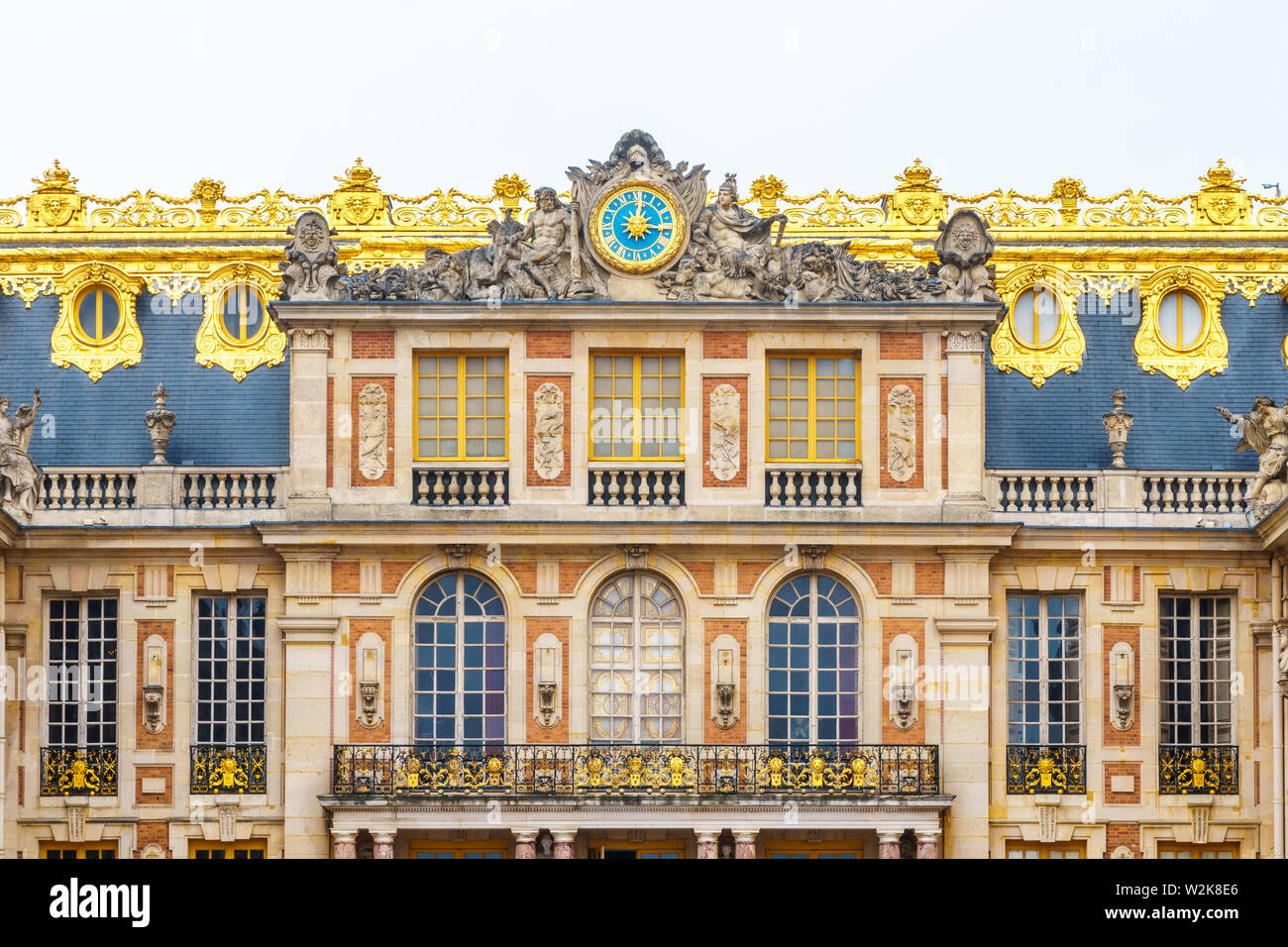 Versailles palace, symbol of king Louis XIV power, France Stock Photo ...
