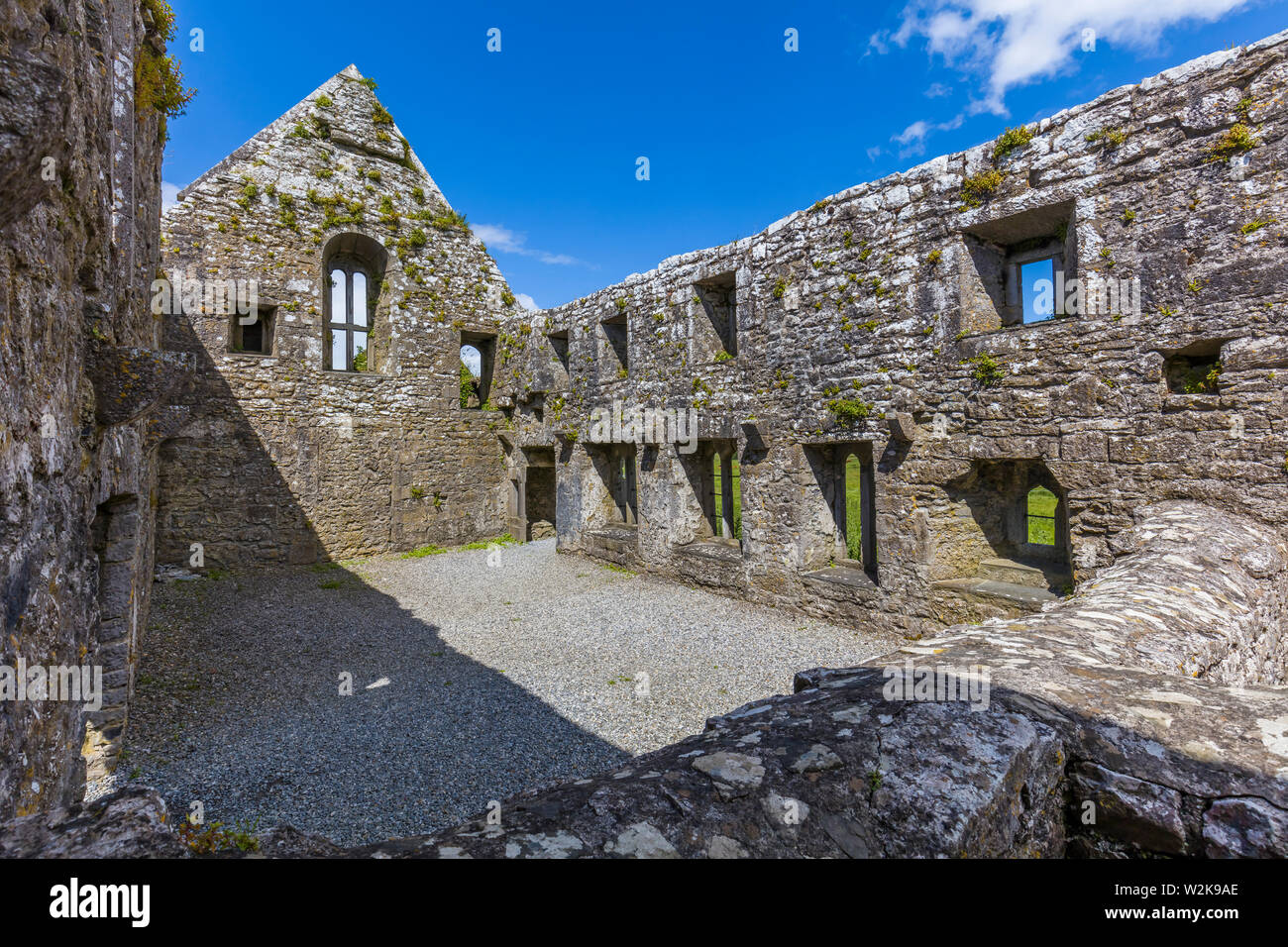 Ruins of Ross Errilly Friary in Headford Co. Galway founded 1351 AD one ...