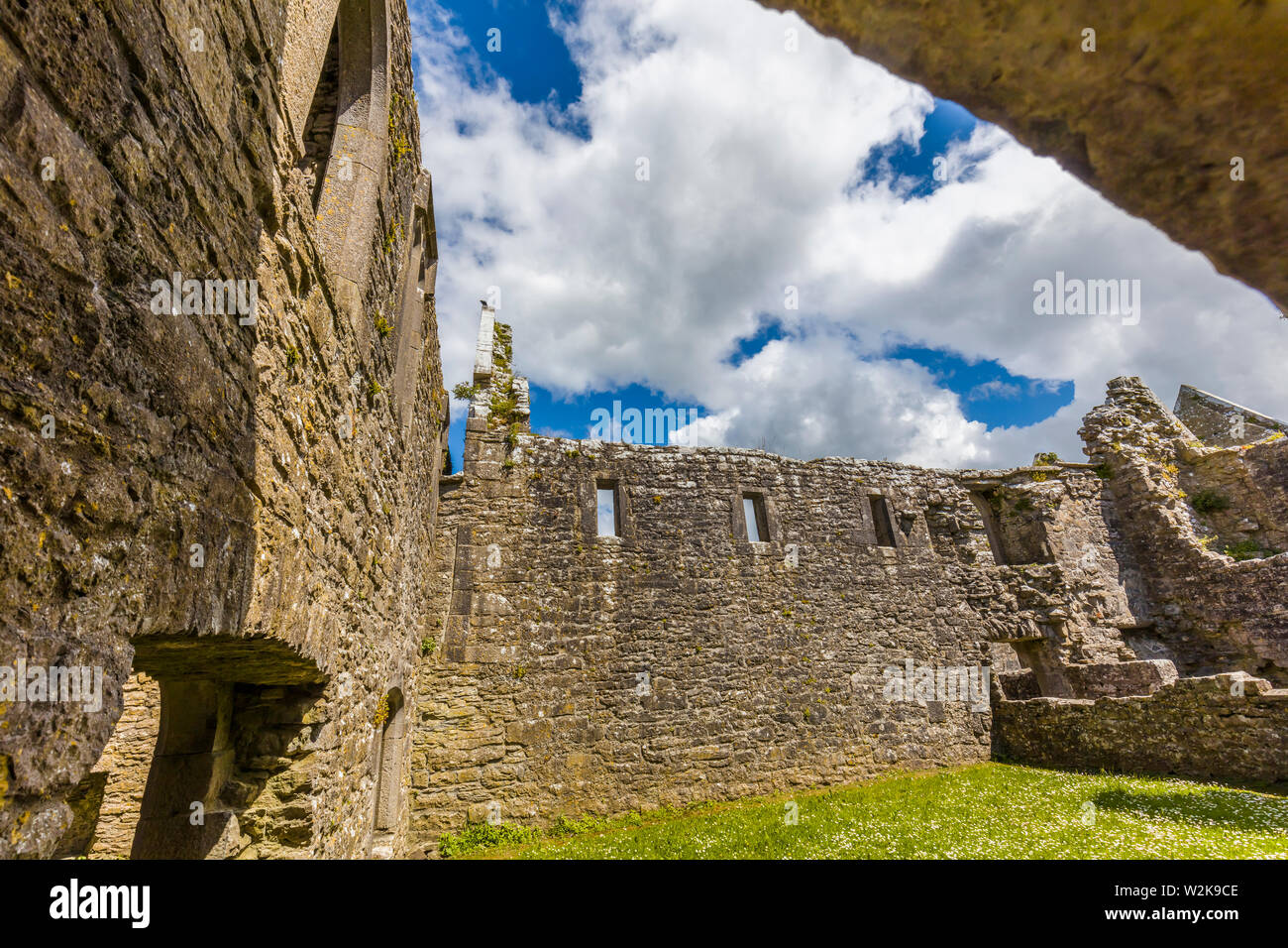 Ruins of Ross Errilly Friary in Headford Co. Galway founded 1351 AD one ...