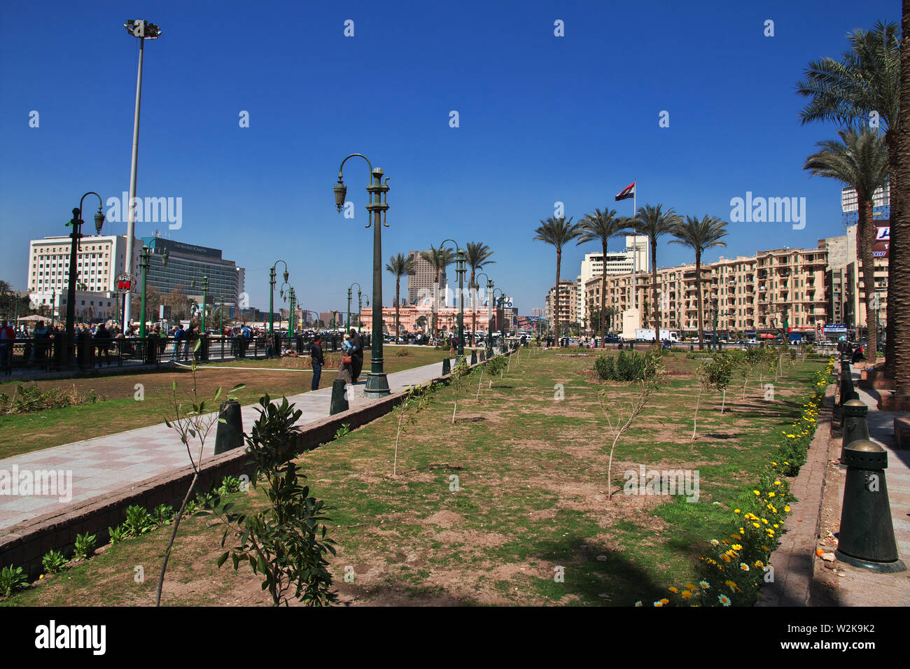 Cairo, Egypt - 05 Mar 2017. Tahrir square in Cairo, Egypt Stock Photo ...