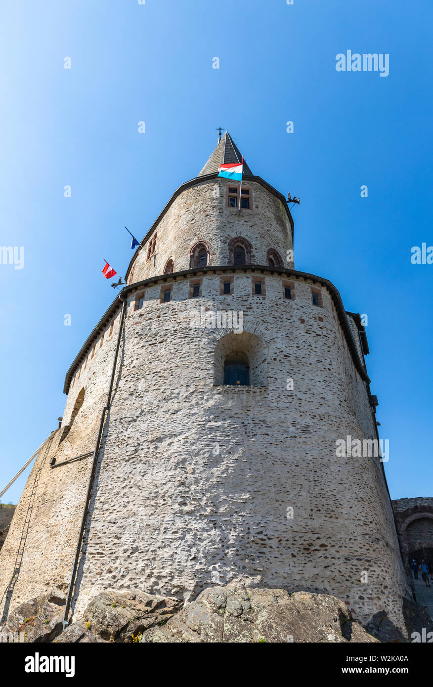 Luxembourg bridge flag hi-res stock photography and images - Alamy