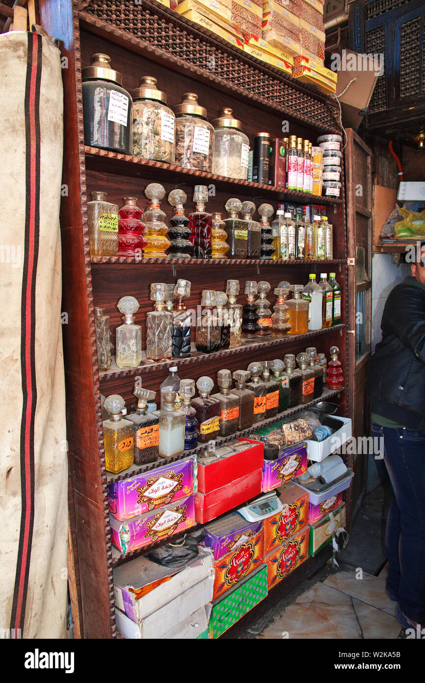 Cairo, Egypt - 05 Mar 2017. Old street of arabish Cairo, Egypt Stock ...