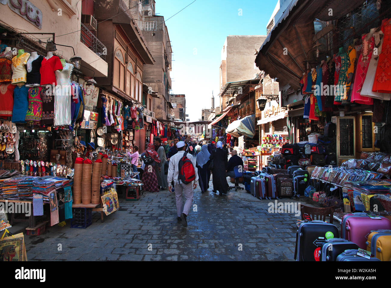 Cairo, Egypt - 05 Mar 2017. Old street of arabish Cairo, Egypt Stock ...