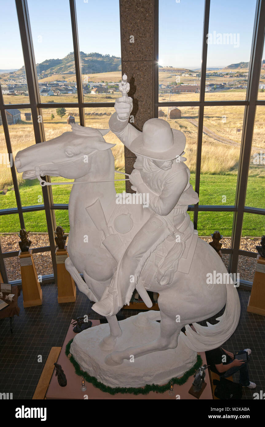 Statue Sculpture Western Cowboy High Resolution Stock Photography and ...