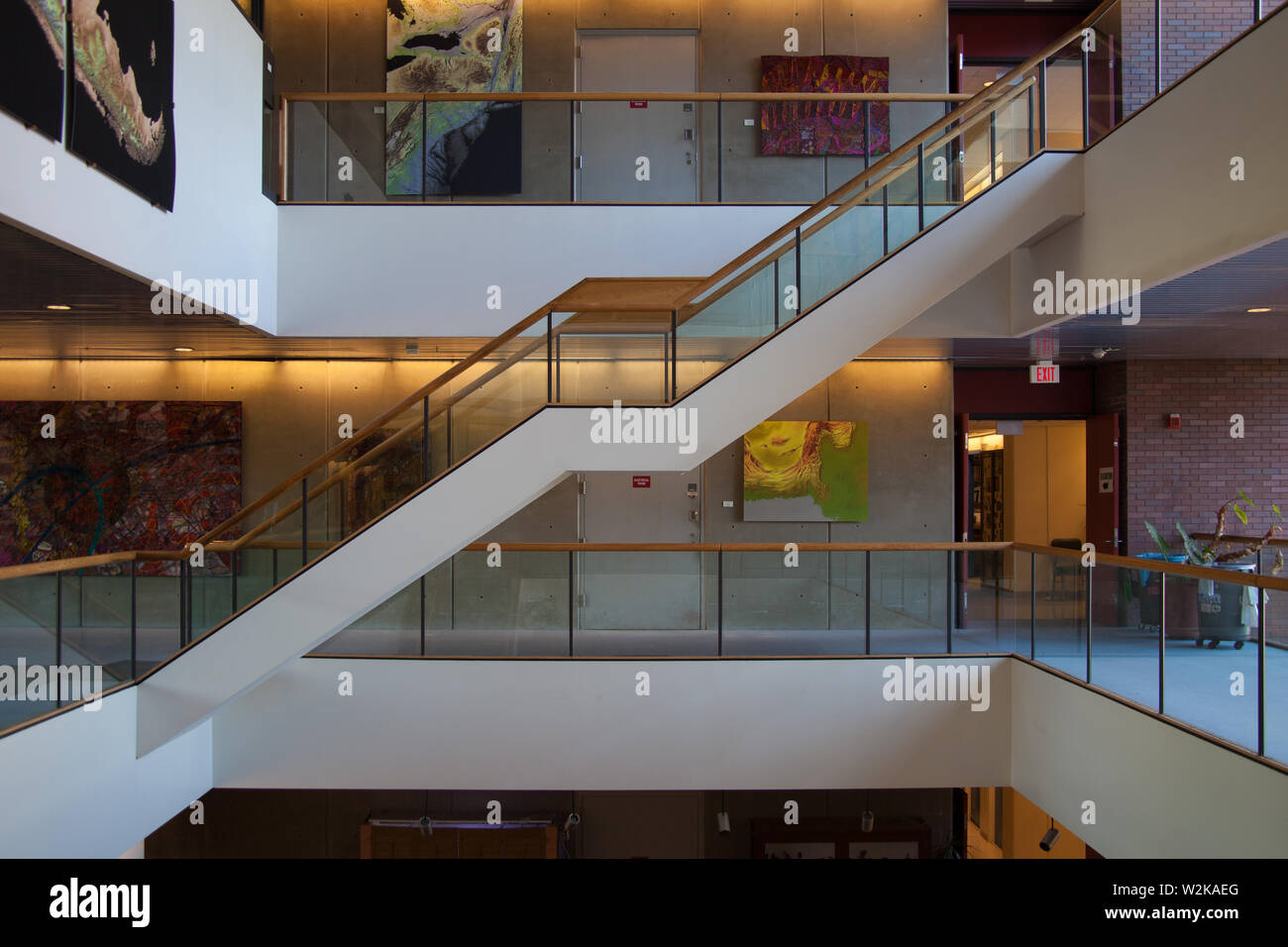 Modern Interior of Mudd Hall on Cornell University's Campus Stock Photo ...