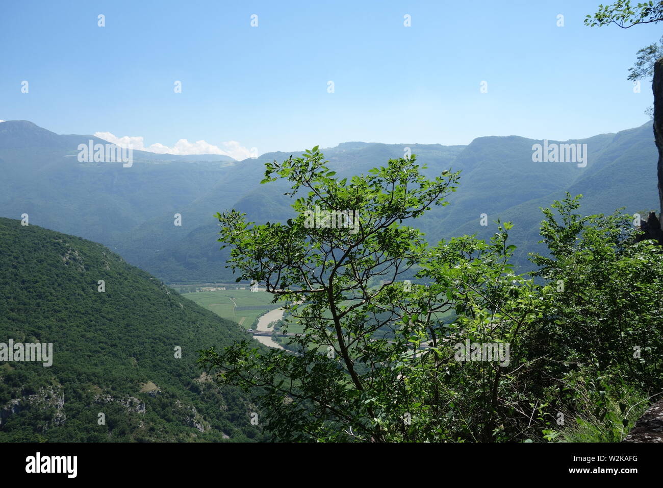 Path of hope. The Shrine of the Corona, sanctuary in Spiazzi in Italy ...