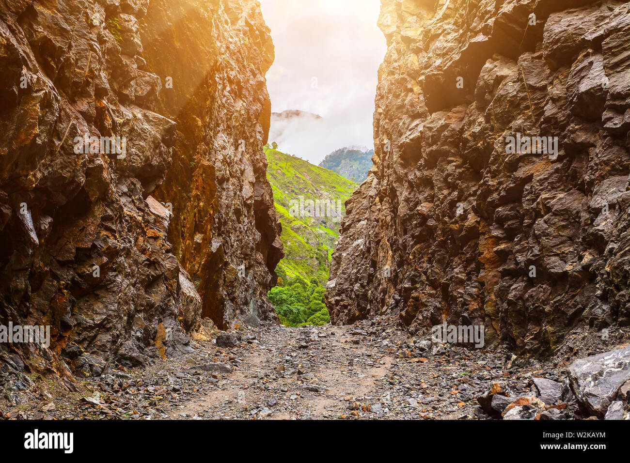 Pathway with rocks hi-res stock photography and images - Alamy