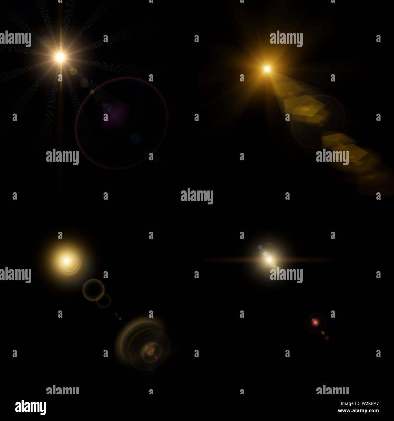 Sparkling stars colorful light rays hi-res stock photography and images ...