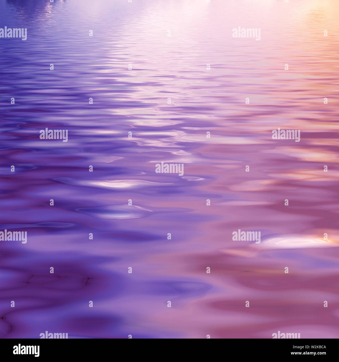 natural landscape with purple sky reflected in water Stock Photo - Alamy