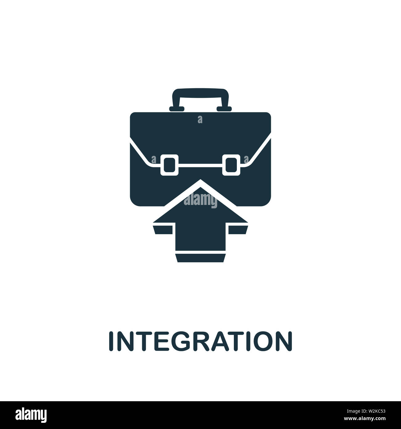 Integration icon symbol. Creative sign from agile icons collection ...