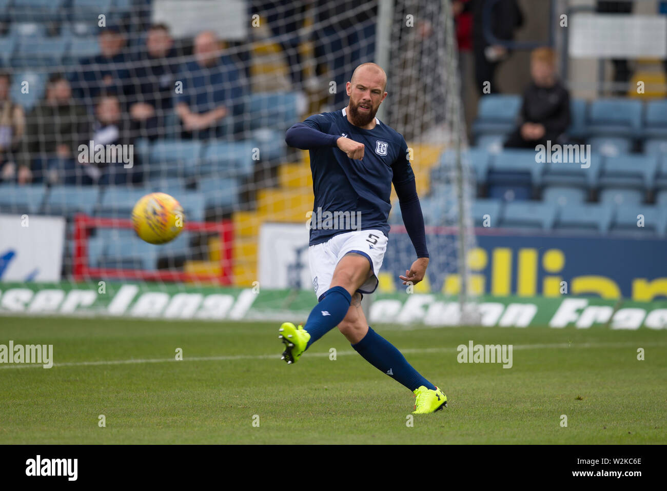 Dens Park, Dundee, UK. 9th July, 2019. Pre-season football friendly ...