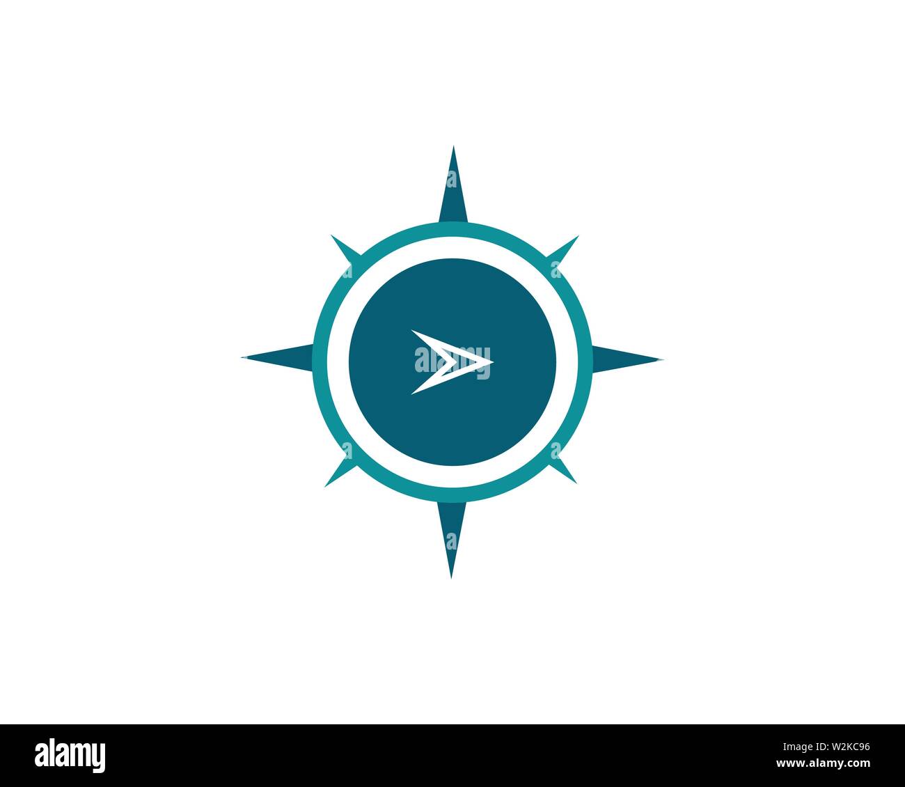 Compass Logo Template vector icon illustration design Stock Photo - Alamy
