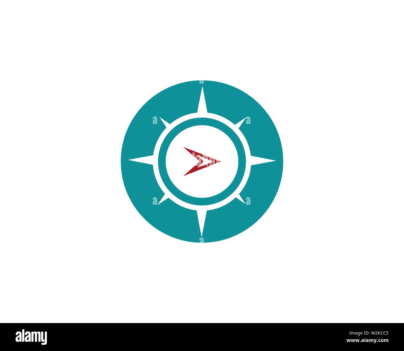 Compass Logo Template vector icon illustration design Stock Photo - Alamy