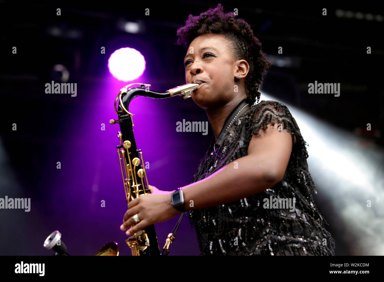 YolanDa Brown performs on stage during Day 1 of Kew The Music at Kew ...