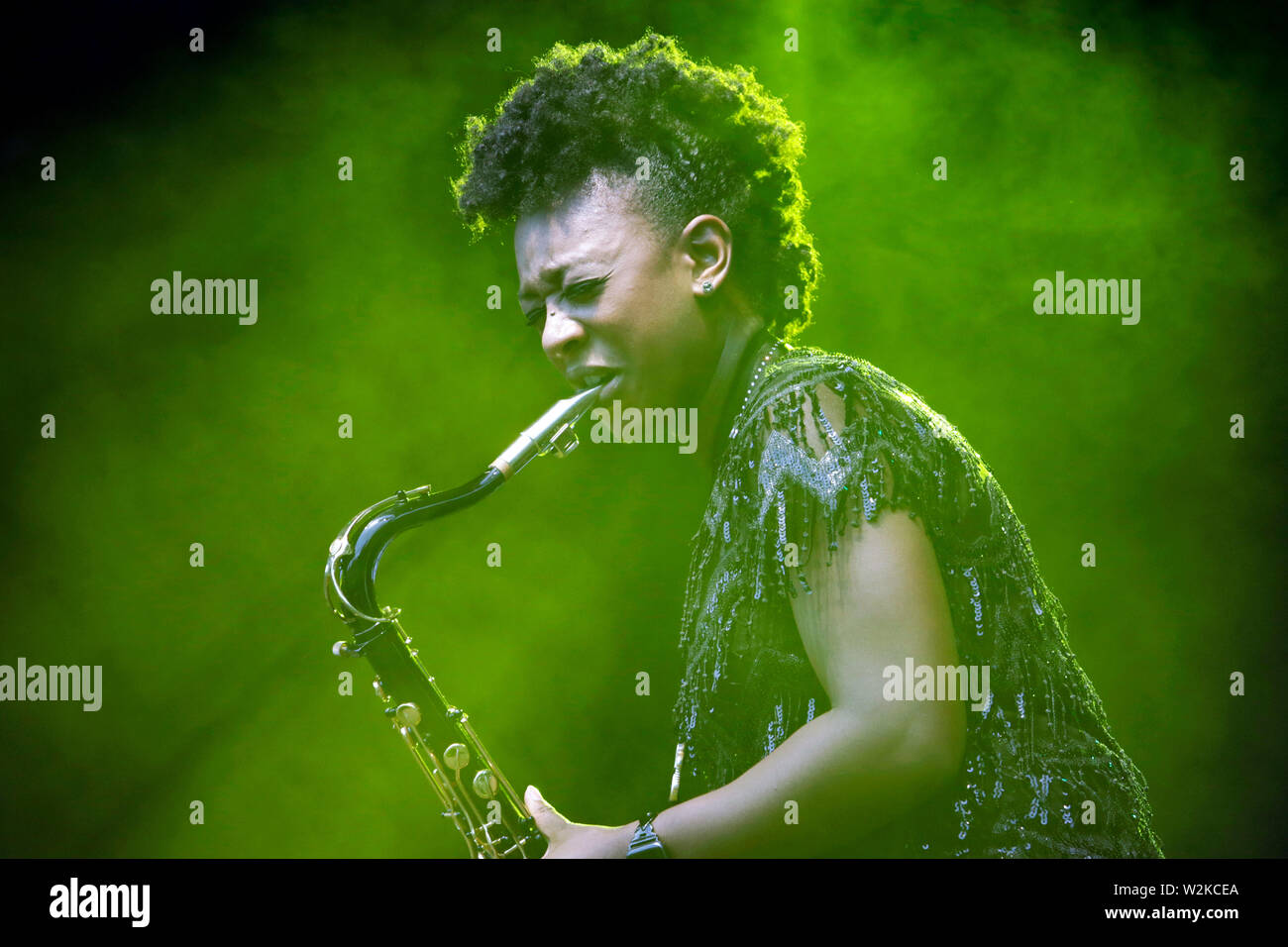 YolanDa Brown performs on stage during Day 1 of Kew The Music at Kew ...